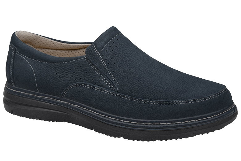 Półbuty IMAC 751250 Granatowe wsuwane Extra Wide | NeptunObuwie.pl